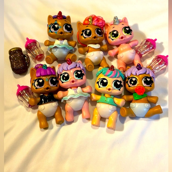 Zuru | Toys | 7 Zuru Surprise Newborn Unicorn Squad Figure Diaper ...